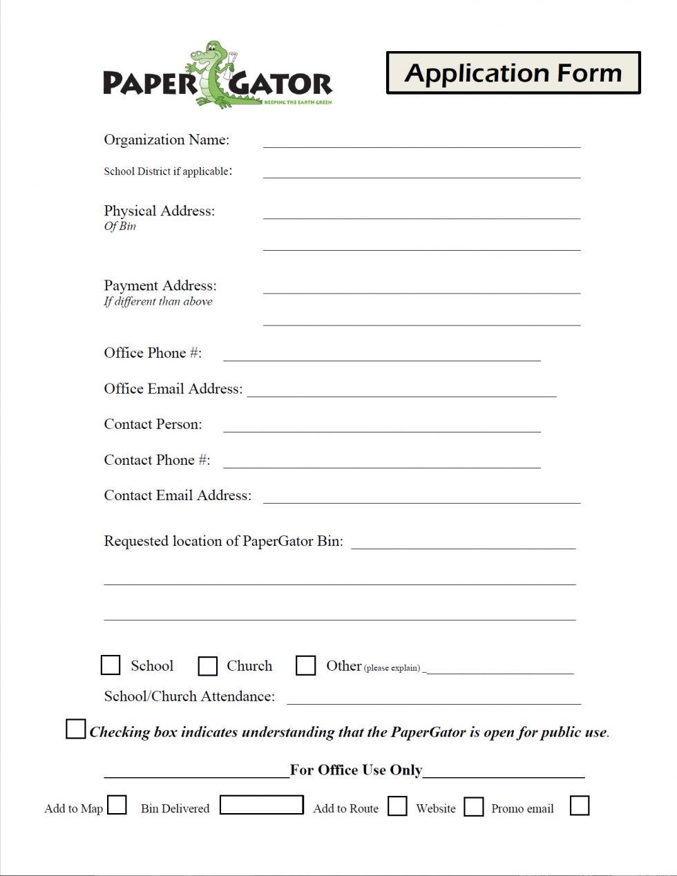 GET STARTED - PaperGator ® Recycling